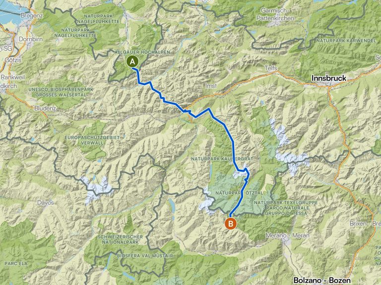 Alpenüberquerung auf dem E5 – Von Oberstdorf nach Meran | Wanderung ...
